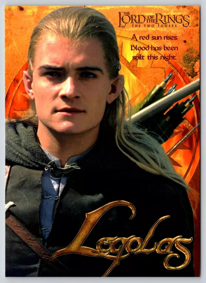 Postcard Legolas Lord of the Rings The Two Towers Middle Earth Movie ...