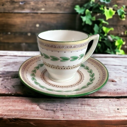 Vintage Mintons Ashbourne Demitasse Tea Cup and Saucer England Minton