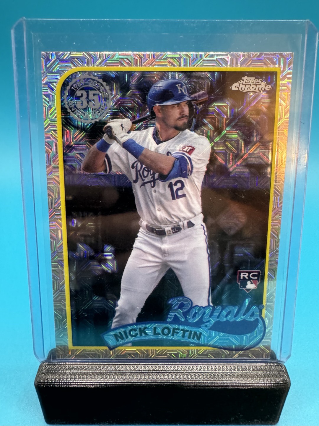 Nick Loftin Topps Update Silver Pack Chrome Mojo Refractor RC Kansas ...