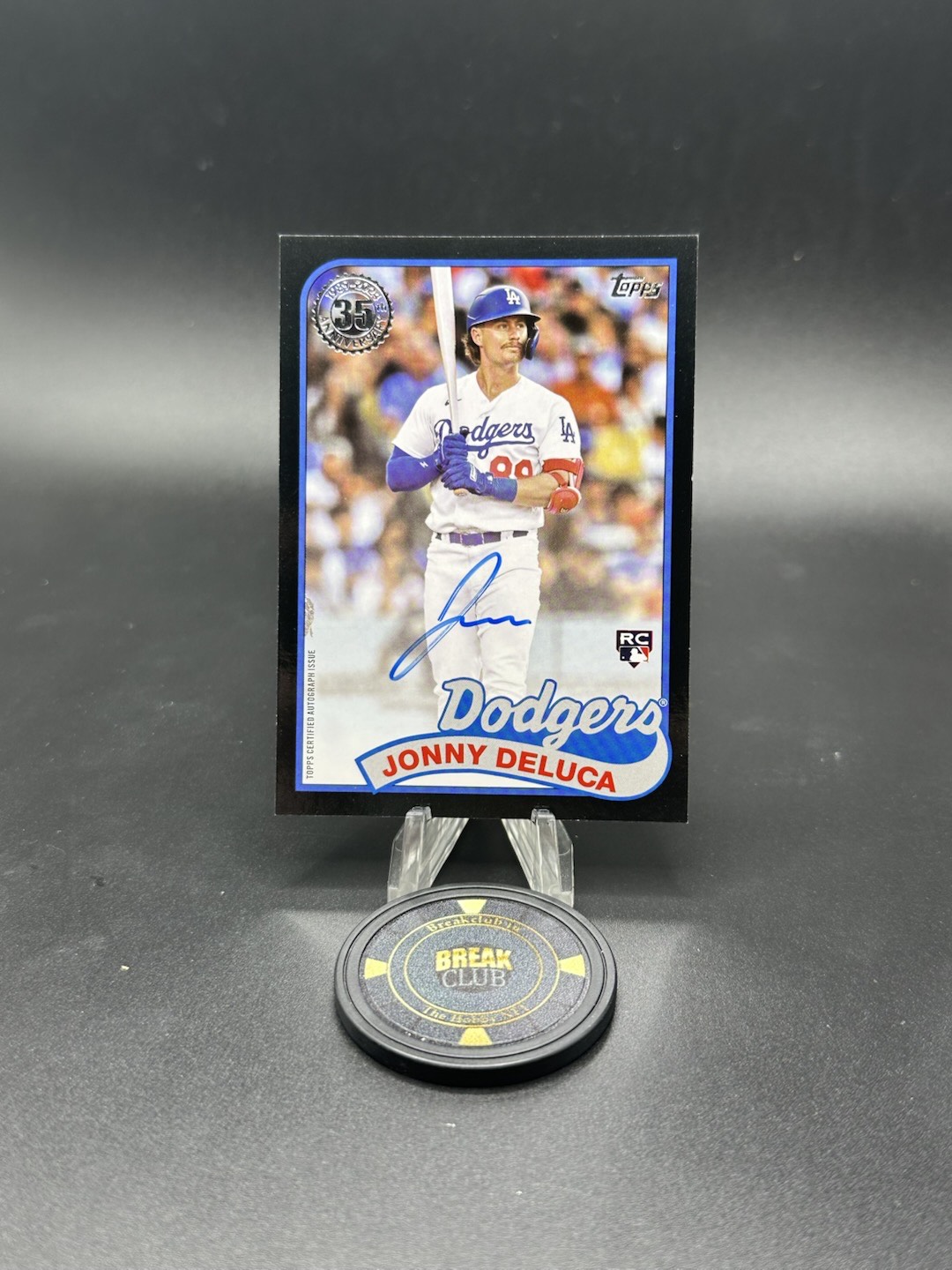 2024 Topps Series 2 Jonny Deluca RC #89BA-JDE - 1989 Black Auto /199 ...