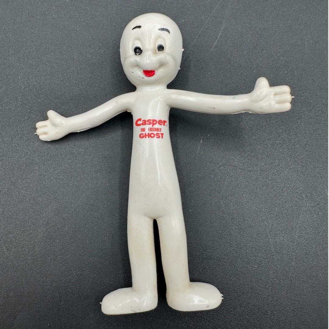 Casper The Friendly Ghost 1979 Harvey Cartoons Bendable Rubber Toy ...