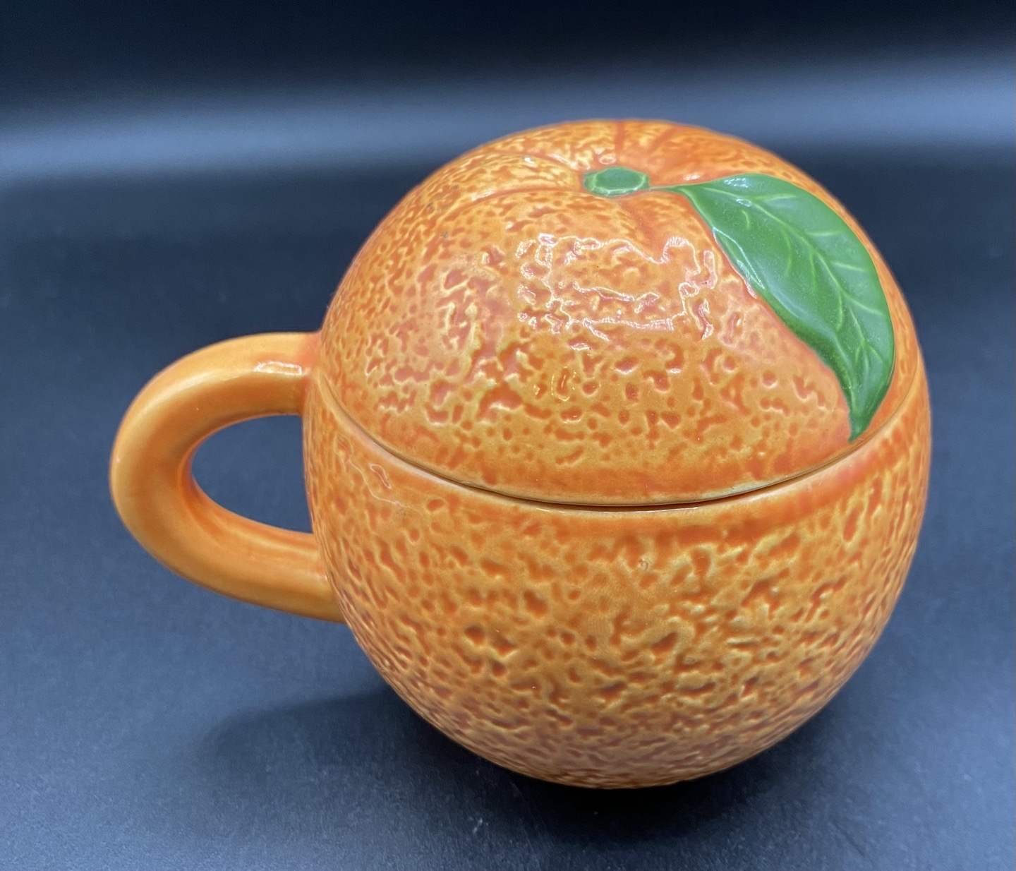 Vintage Orange Fruit Shaped Tea Cup By Gallery Originals Unique Coffee ...