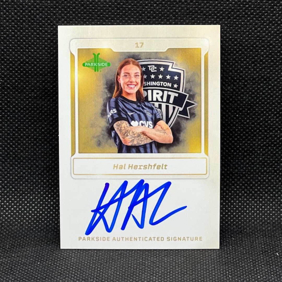 Hal Hershfelt 2025 Parkside NWSL Vol 1 Signature Series Autograph ...