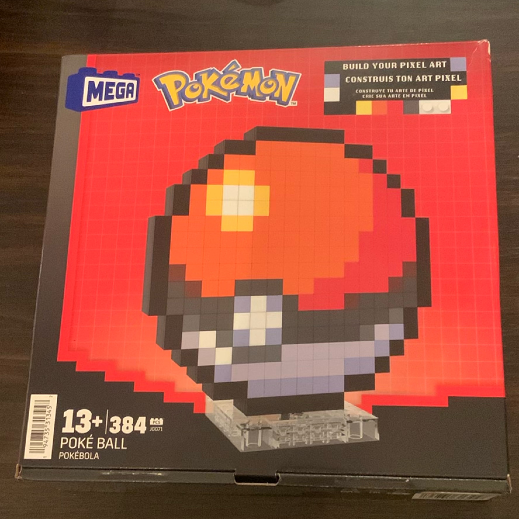 Mega Pokemon Pokeball Construction Kit Pixel Art Poke Ball Boxed Set