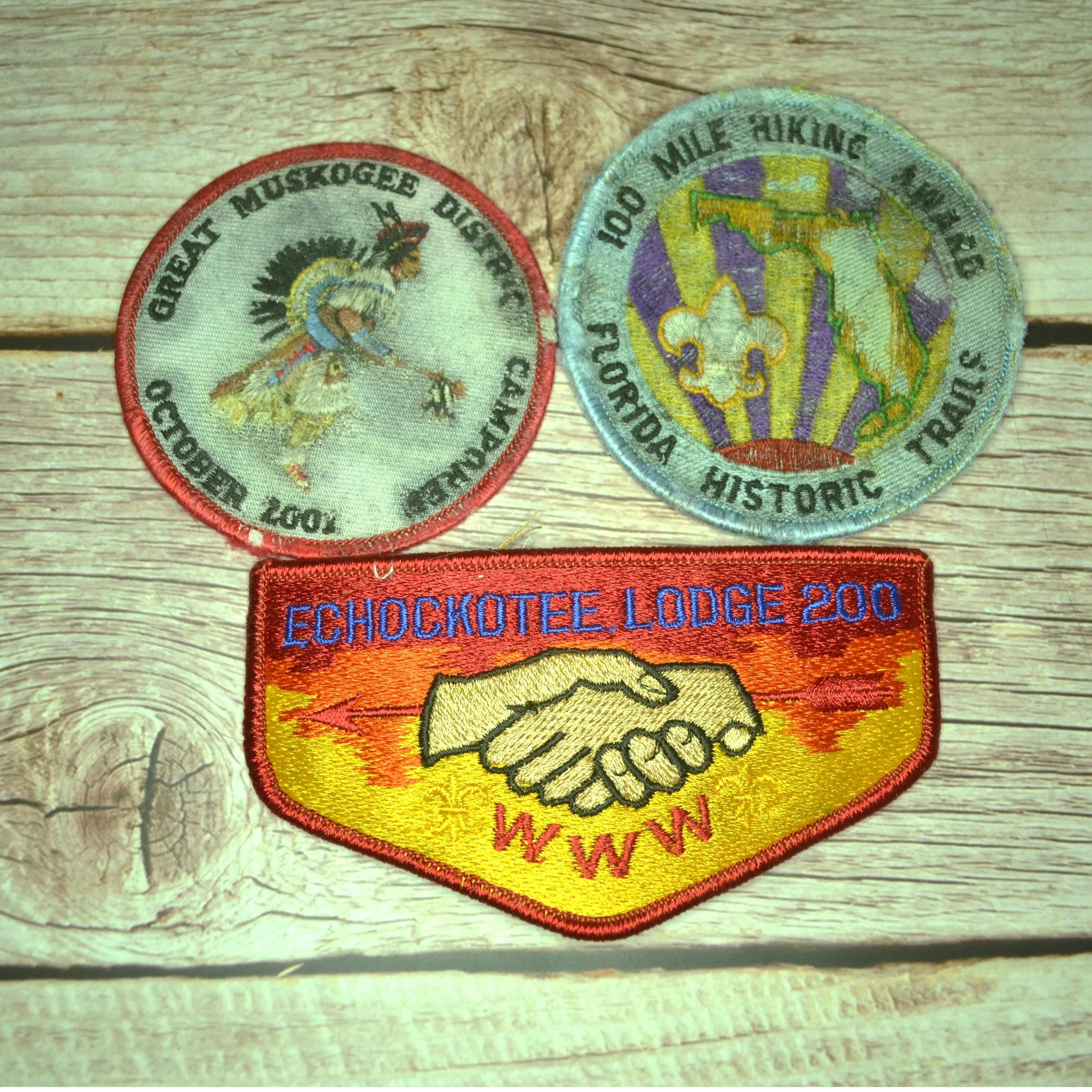 3 Boy Scout Patches Camps Order Of Arrow Lodges Iron On And Sew On
