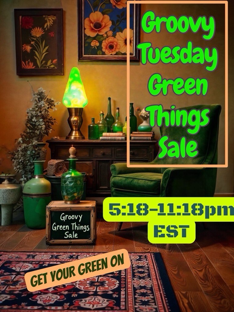 Groovy Green Tuesday With Circle Back Sharon: Wilkerson Green Glass ...