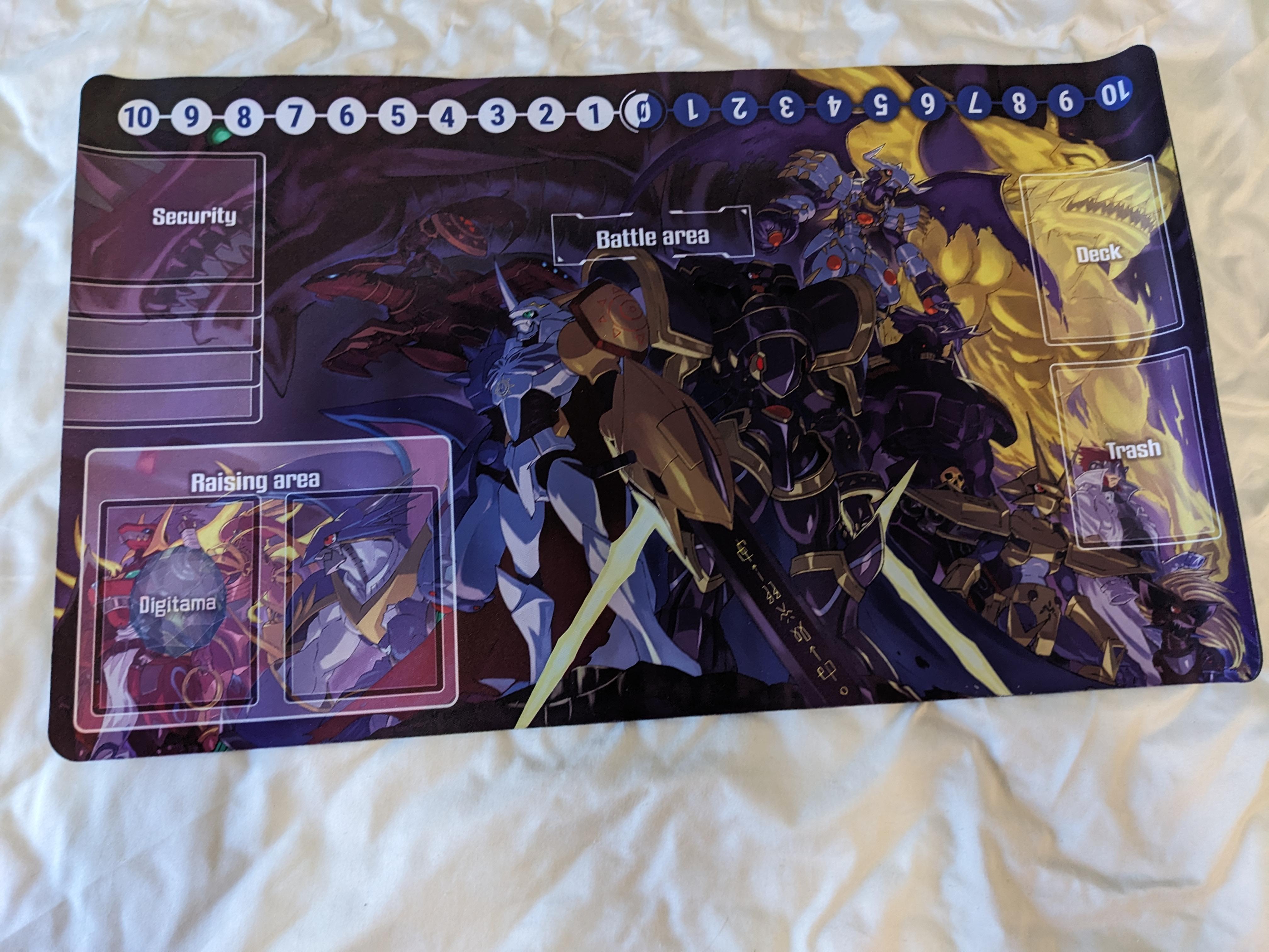 Digimon TCG Playmat Mousepad Royal Knights OOP