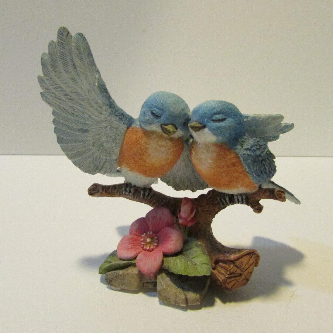 vintage figure 2 blue birds on branch THC Love is in the Air Garden ...
