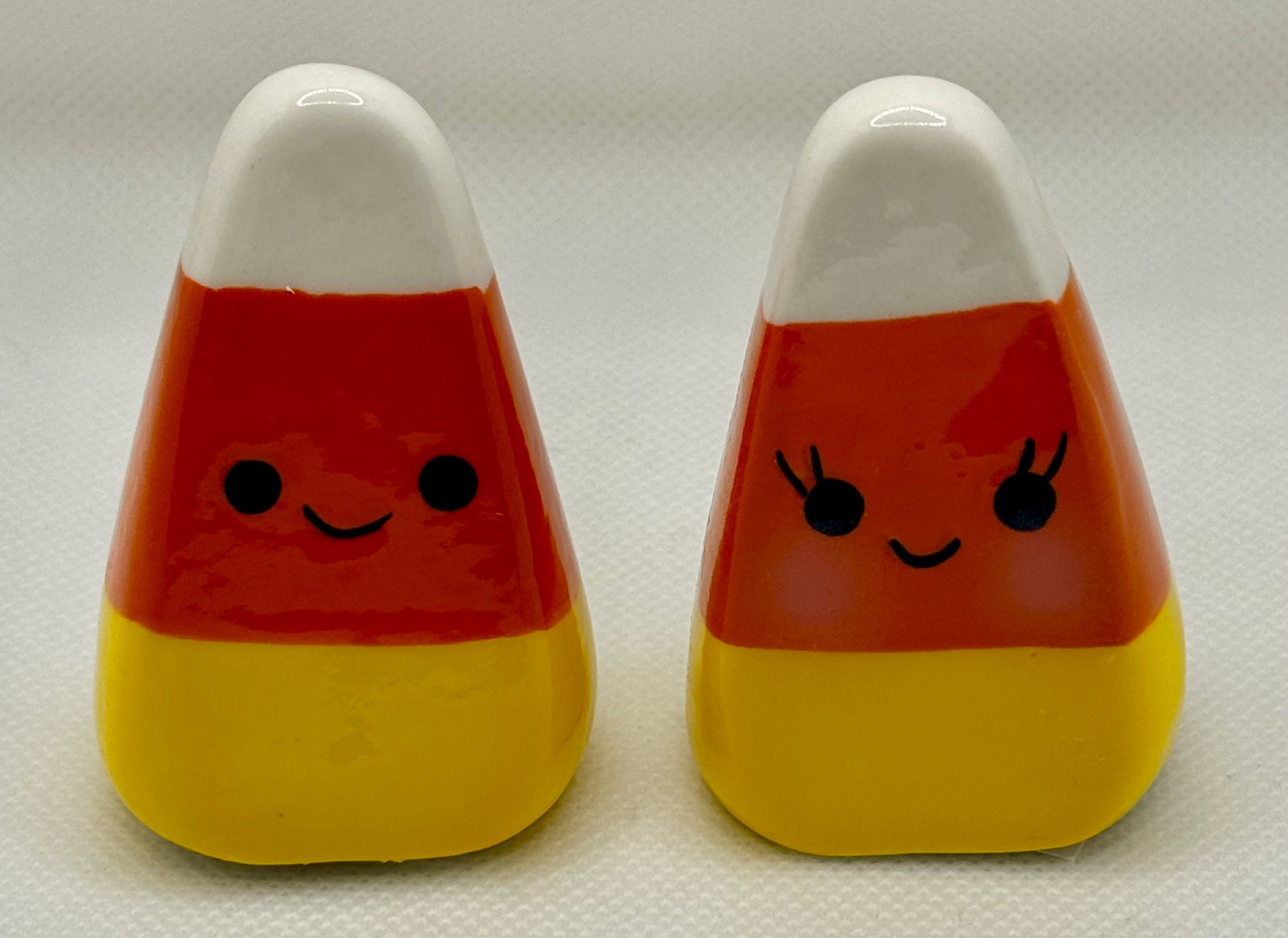 Cracker Barrel 2024 Cute Candy Corn Salt & Pepper Shakers, Halloween ...