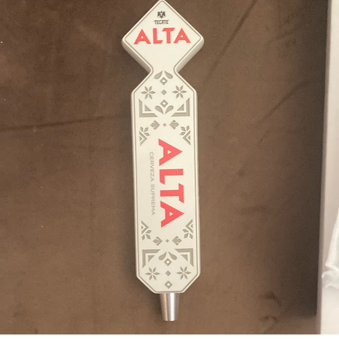 2 Tecate Alta Cerveza Suprema Beer Taps NIB