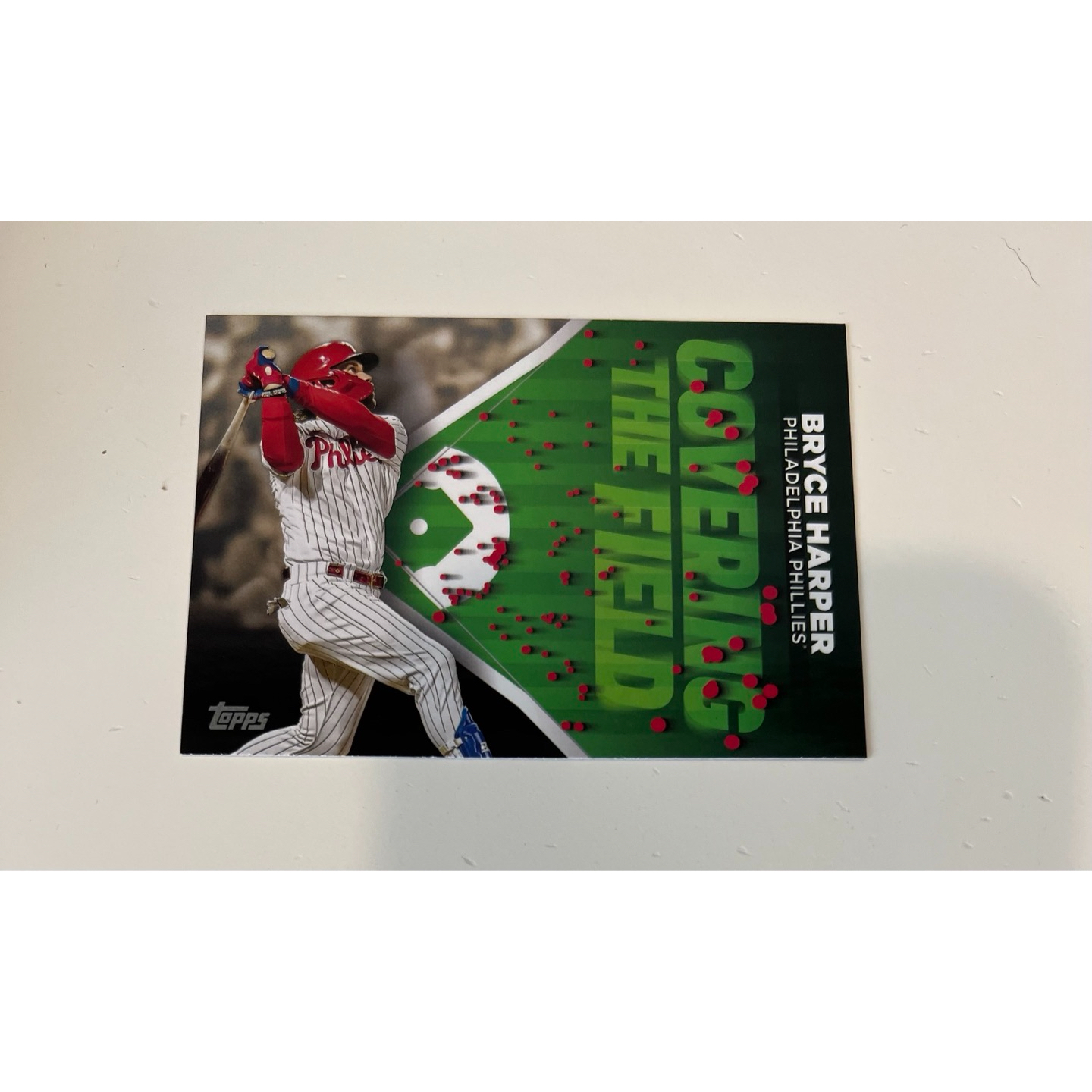 Bryce Harper Covering The Field Philadelphia Phillies