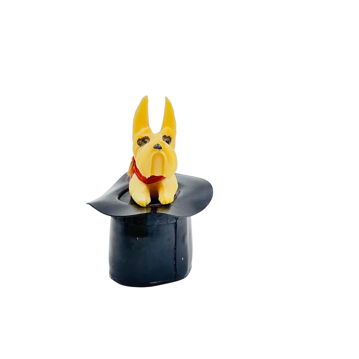Miniature Scottie Dog Figurine Celluloid In Top Hat Scottish Terrier 2 ...