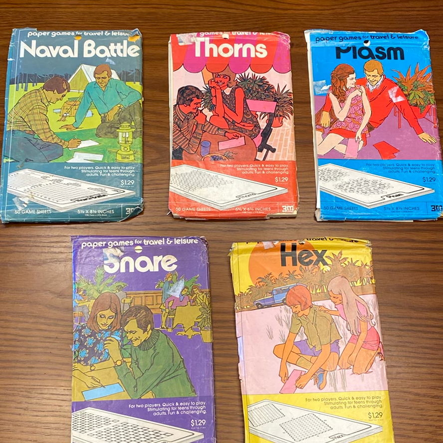 1970s Paper Travel Games