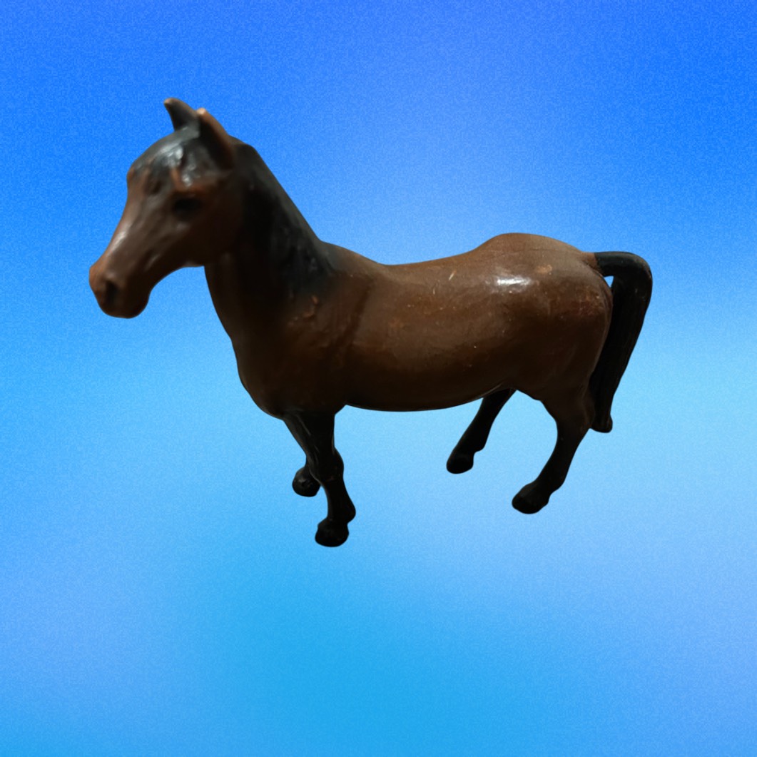 Vintage Schleich Horse Figure - Stamped W. Germany