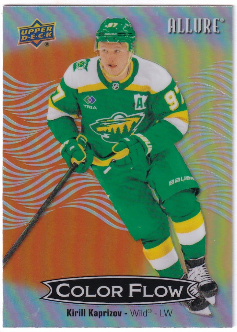 2024-25 Upper Deck Allure Color Flow Orange Yellow #CFL26 Kirill ...