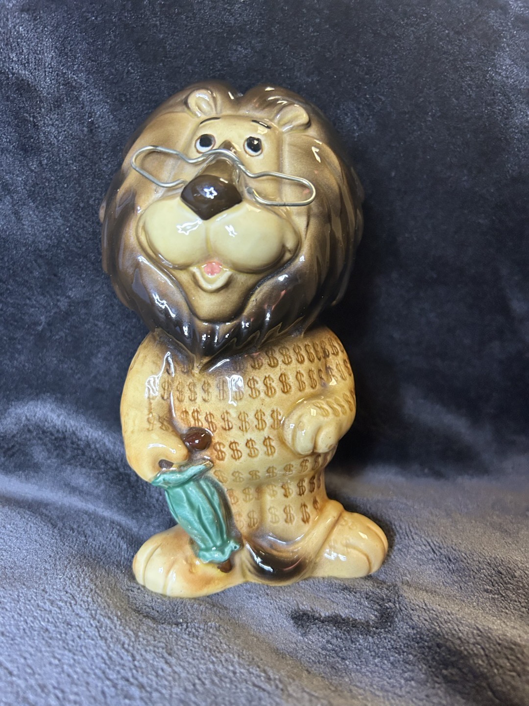 Vintage Lefton Hubert the Lion-Harris Bank