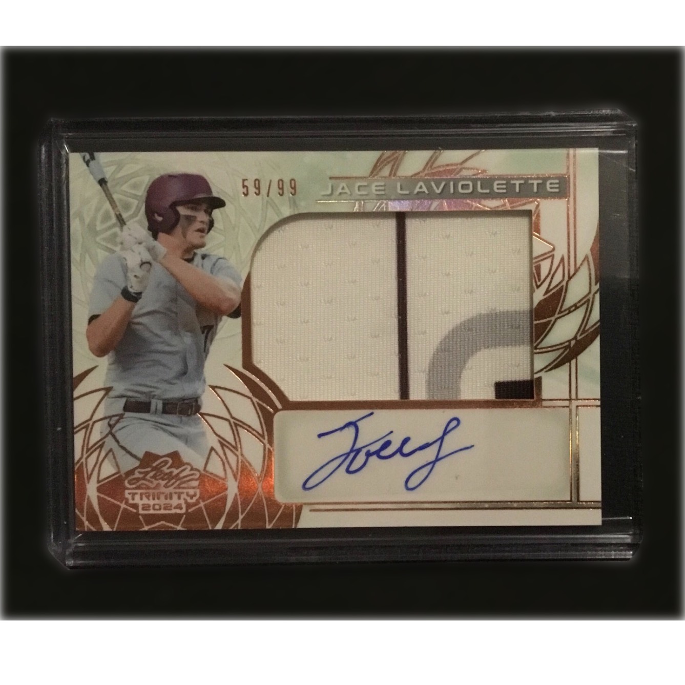 2024 Leaf Trinity Jace Laviolette Patch Auto 59/99