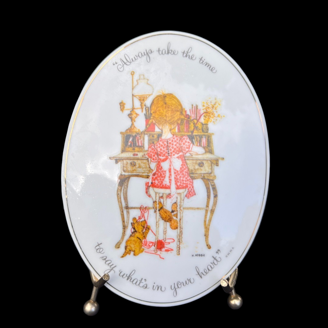 Vintage Holly Hobbie Plaque