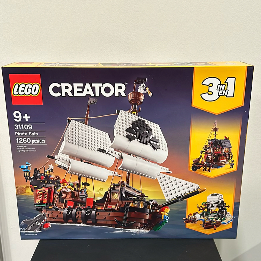 Creator 3in1 Set 31109, Pirate Ship! New Sealed In Box!