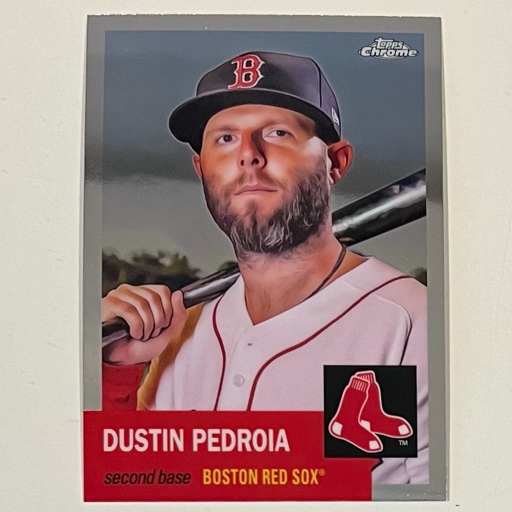 Dustin Pedroia Platinum Anniversary Boston Red Sox