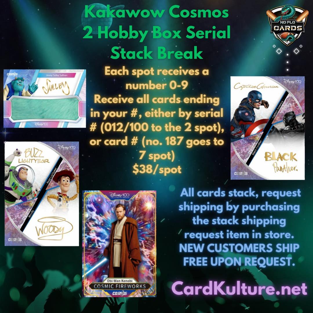 2023 Kakawow Cosmos 2 Hobby Box Serial Stack Break