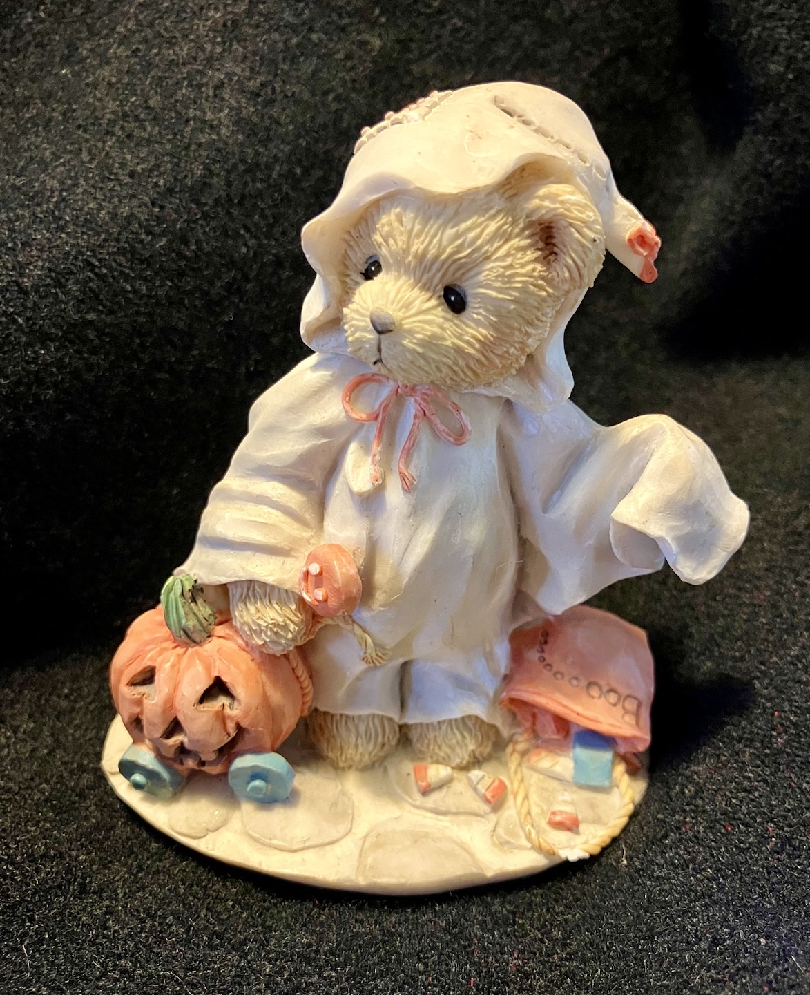 1994 Halloween Ghost Teddy Bear You Lift My Spirit CHERISHED TEDDIES ...