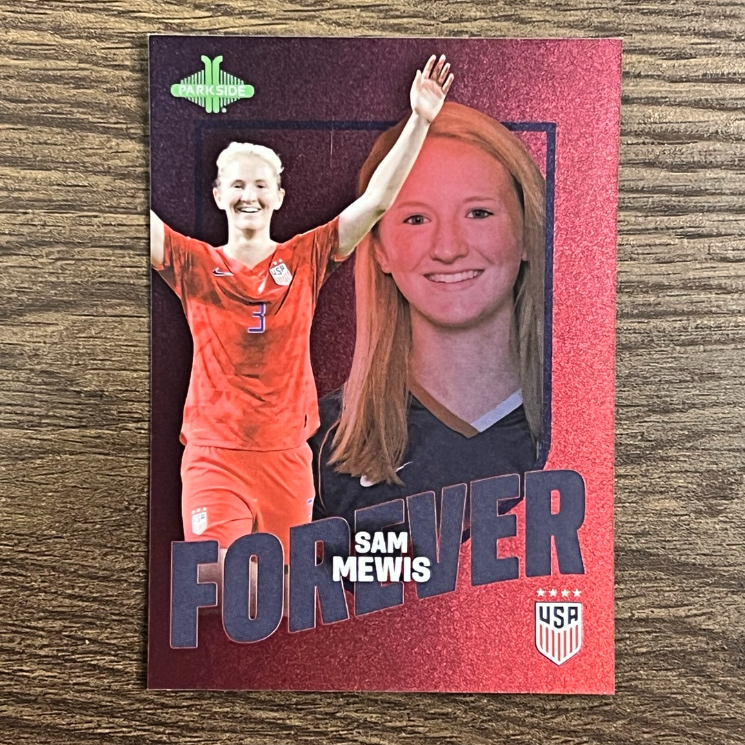 2024 Parkside 2023 USWNT USA Recap Sam Mewis FOREVER #/100 🇺🇸 Soccer Card