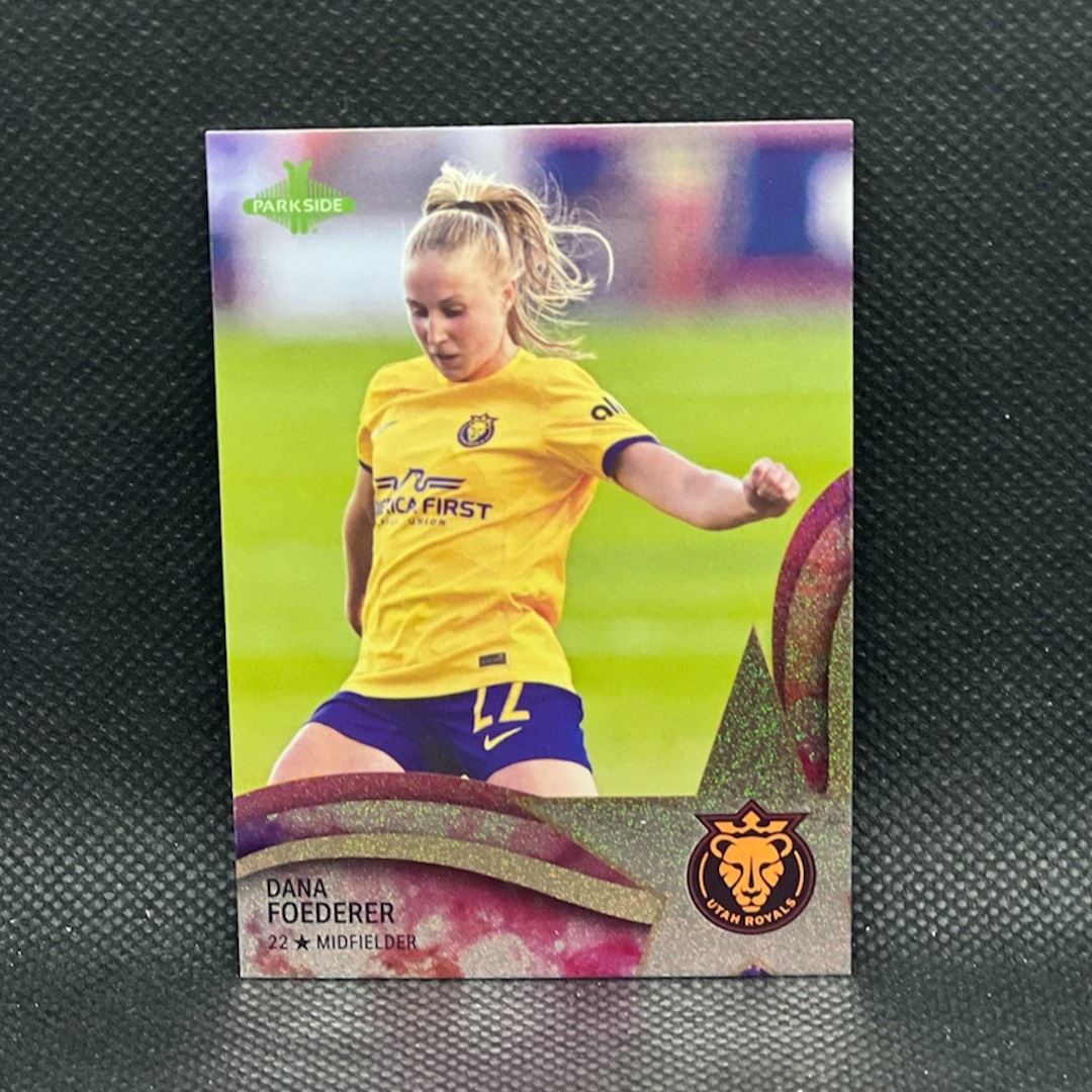 Dana Foederer 2024 Parkside NWSL Vol 2 Stars Shimmer /100 Soccer Card