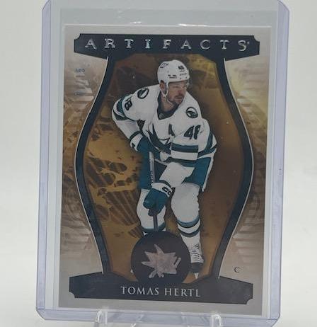 Tomas Hertl 2023-2024 Upper Deck Artifacts Spectrum Jungle Parallel 1/ ...