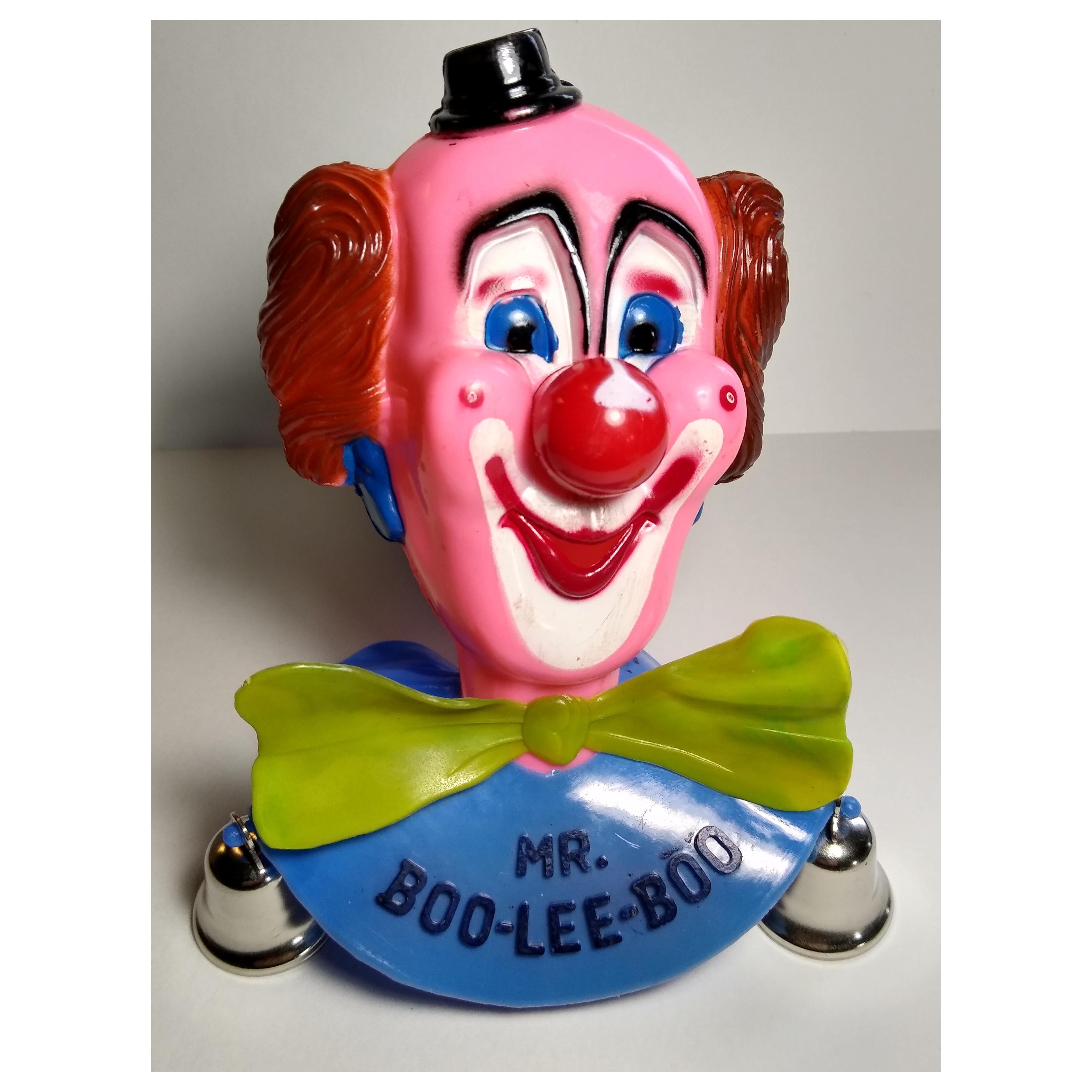 Mr Boo Lee Boo Weird Clown Toy Horn WORKS Hong Kong Vintage 1960's ...