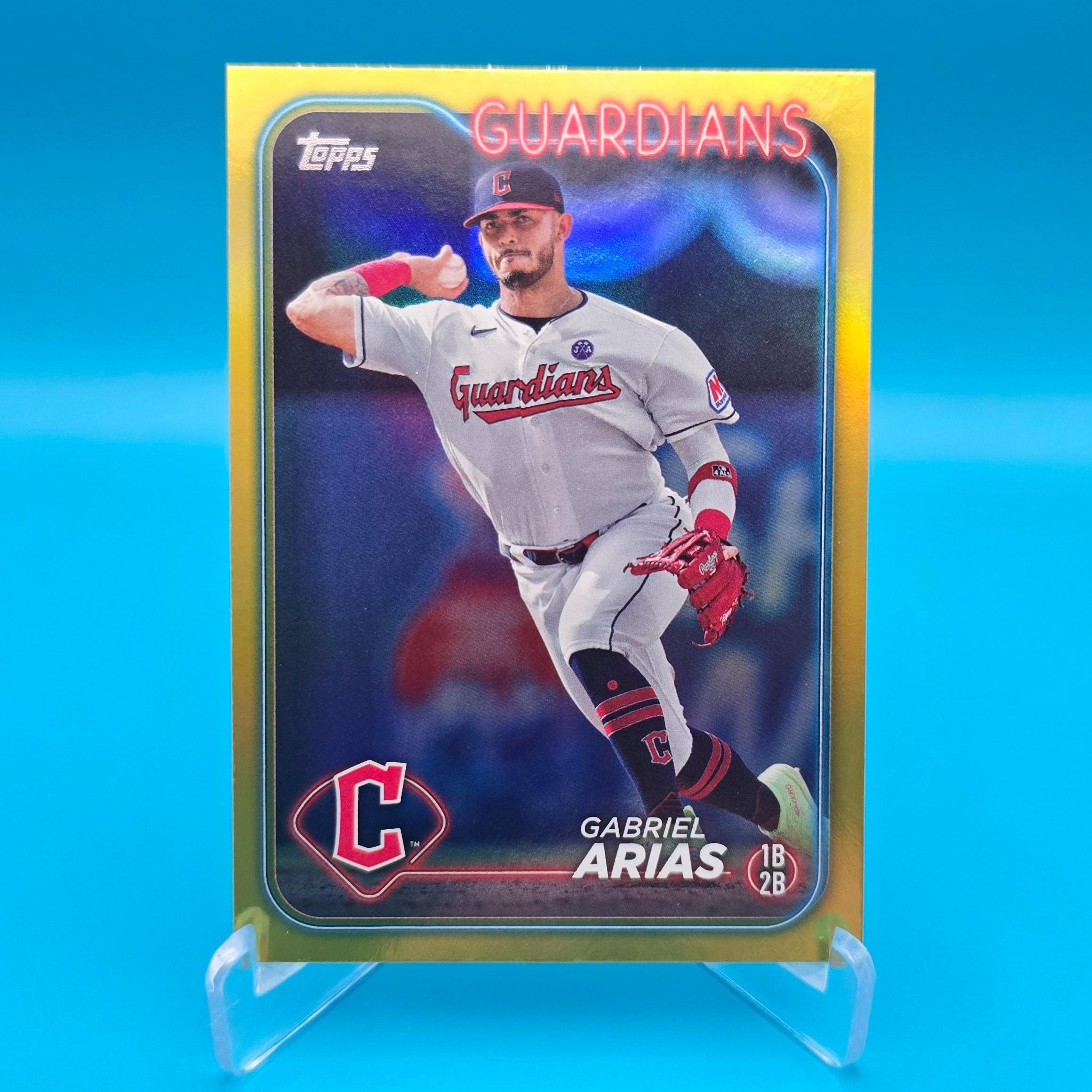 Gabriel Arias 2024 Topps Series 2 Gold Foil Baseball Card Cleveland ...