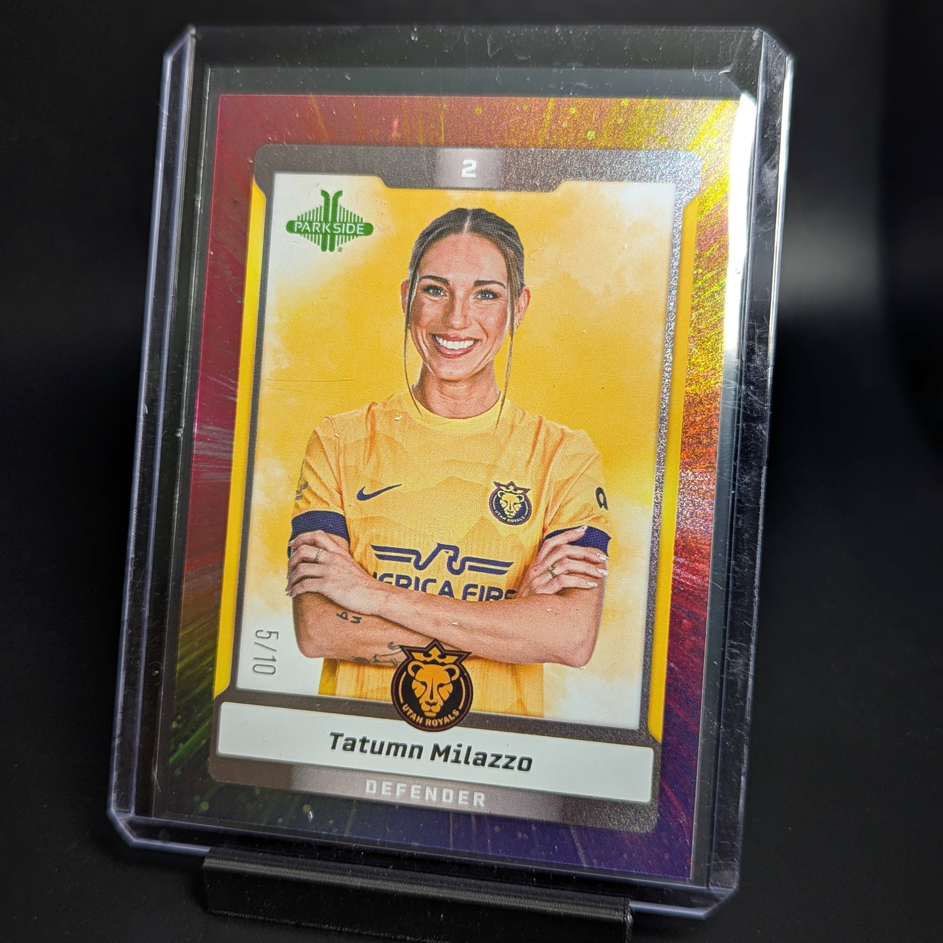 2025 Parkside NWSL Vol 1 Tatumn Milazzo /10 Utah Royals