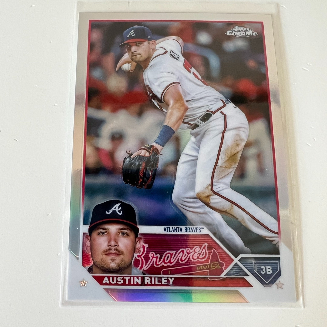 Austin Riley Chrome Refractor Atlanta Braves