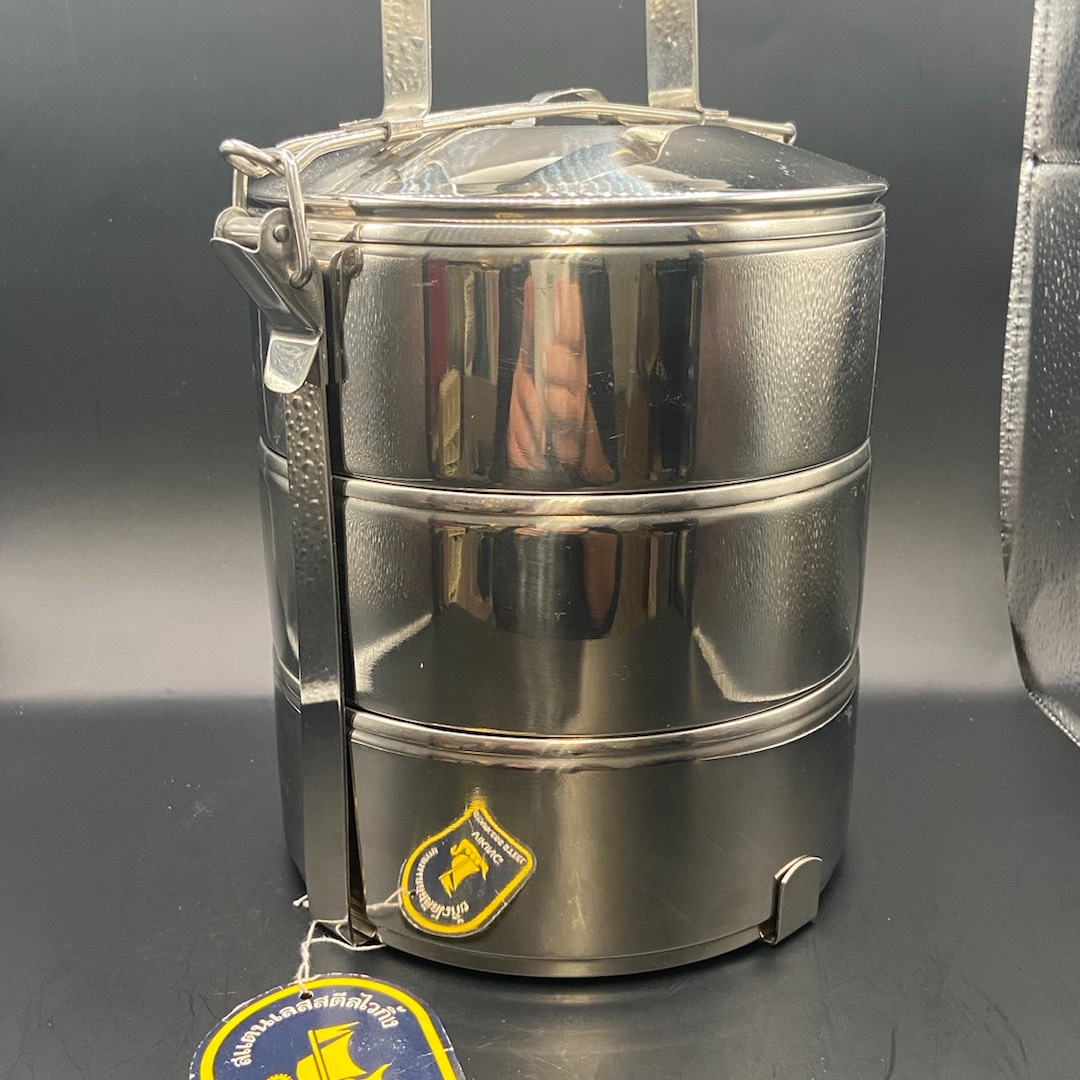 Viking Stainless 3 Tier Lunch Box