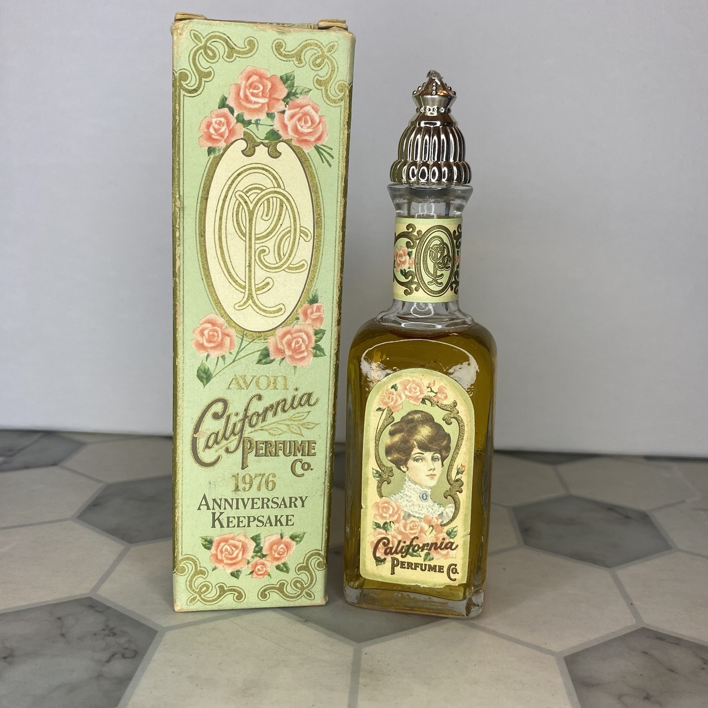 1976 Avon California Perfume Co Anniversary Release W/ Box