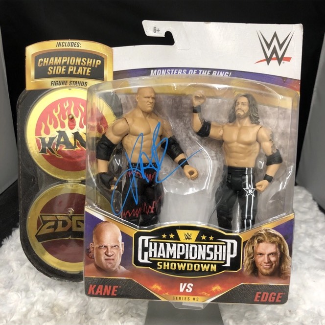 Kane Vs Edge Championship Showdown Series 3 PSA Certified WWE Mattel ...