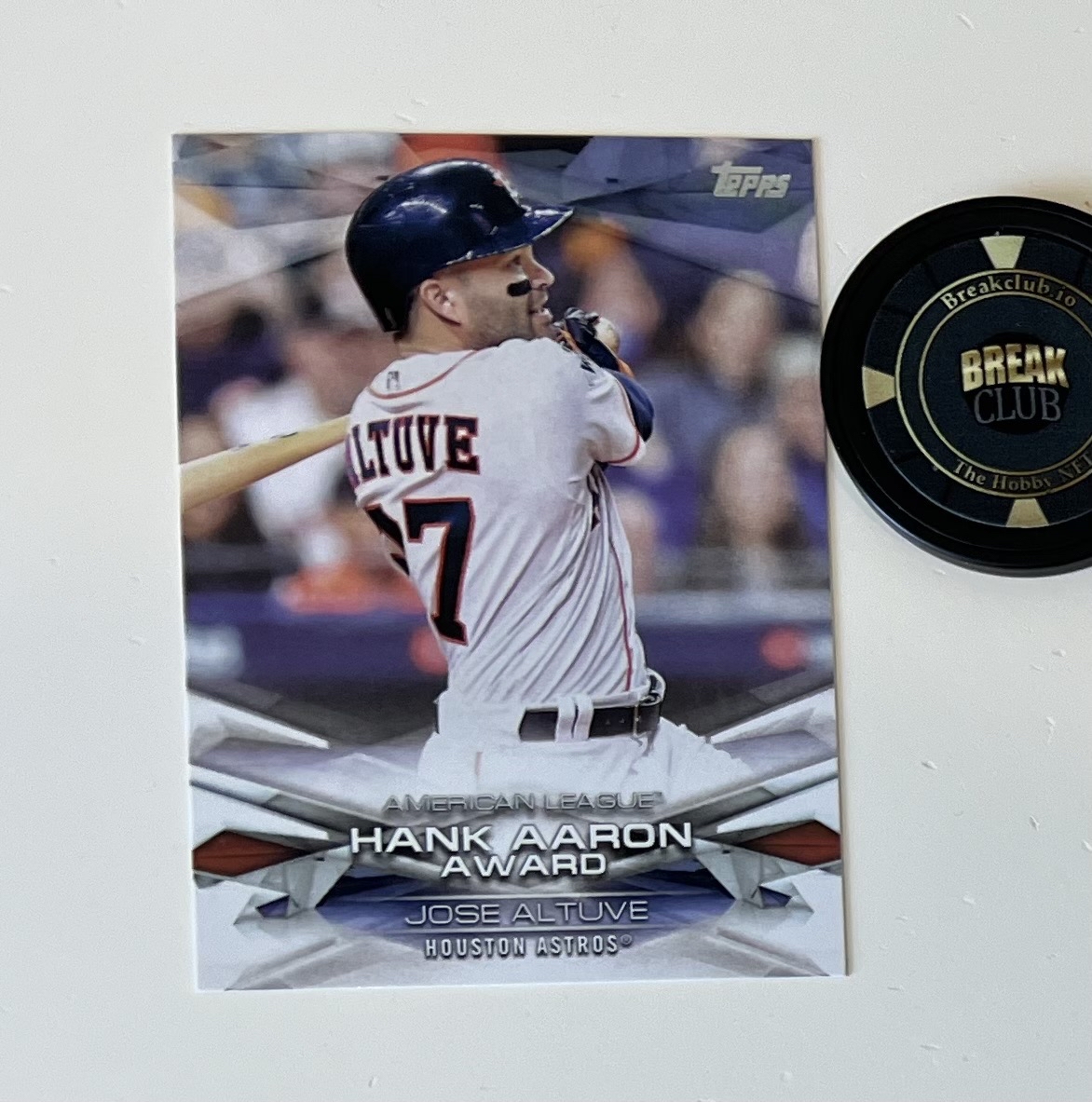 Jose Altuve Hank Aaron Award Houston Astros