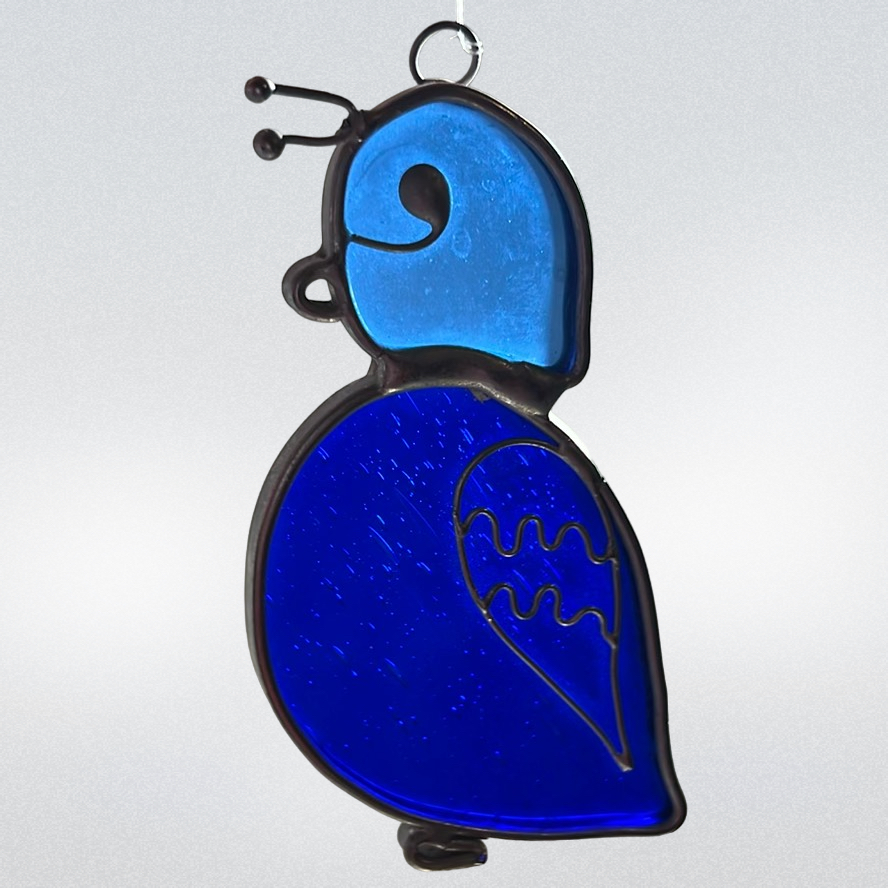 Stained Glass Bluebird