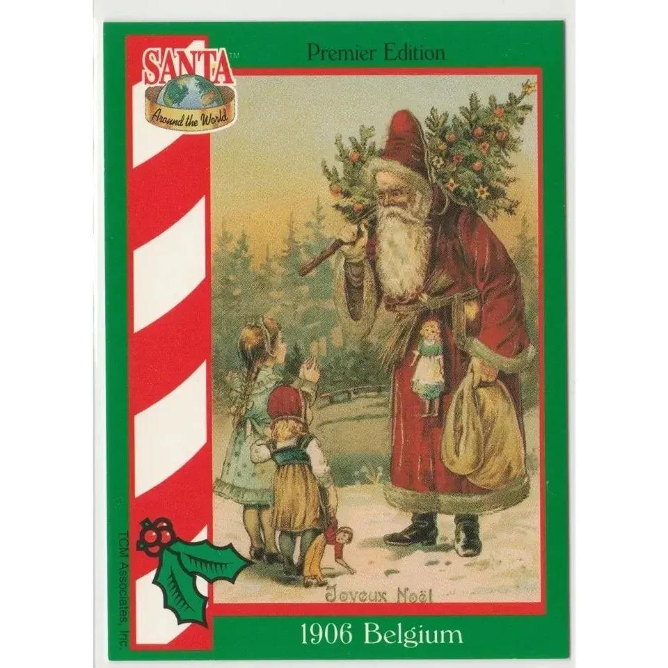 Santa Around the World #40 1906 Belgium