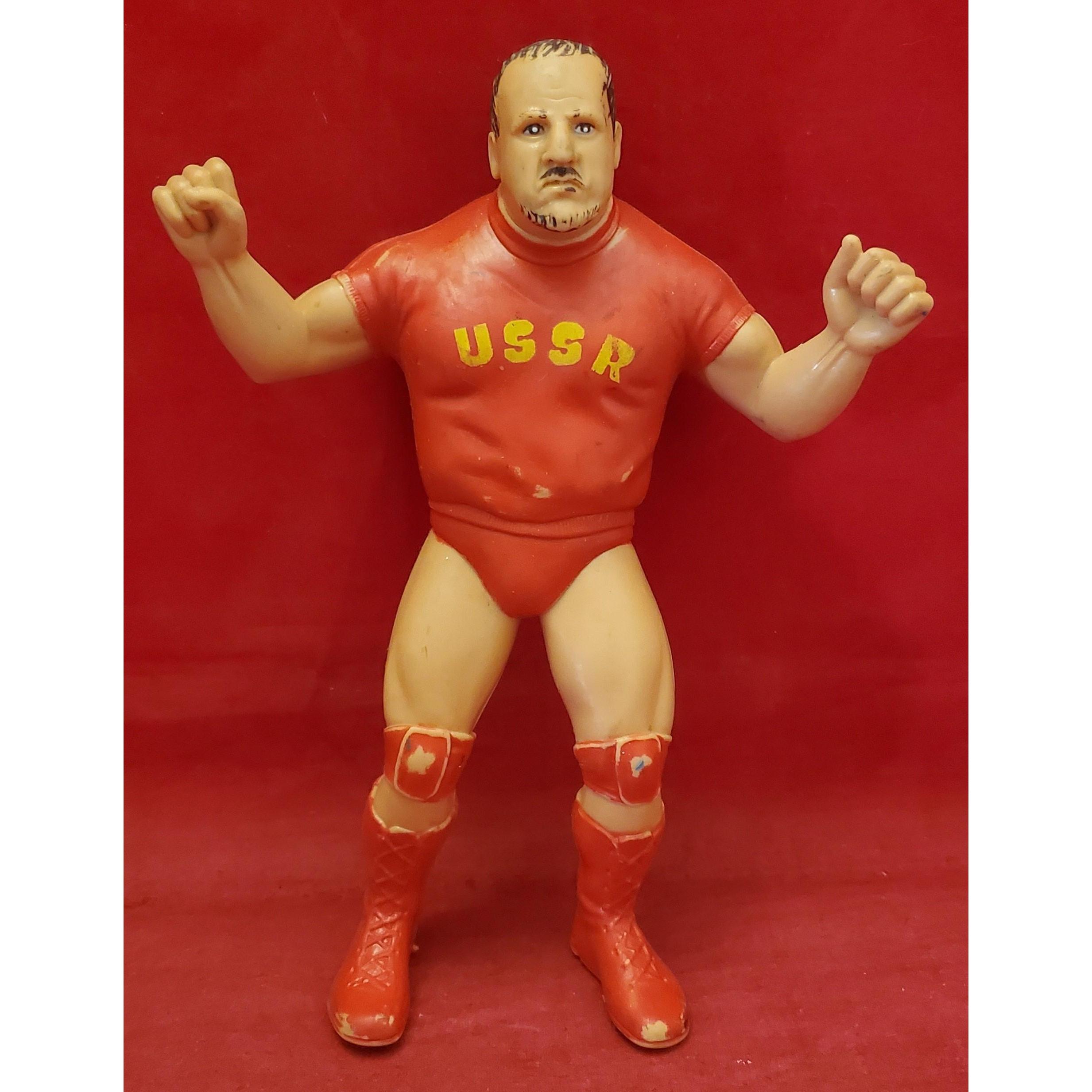 Vintage LJN WWF Nikolai Volkoff Russian Wrestler Action Figure
