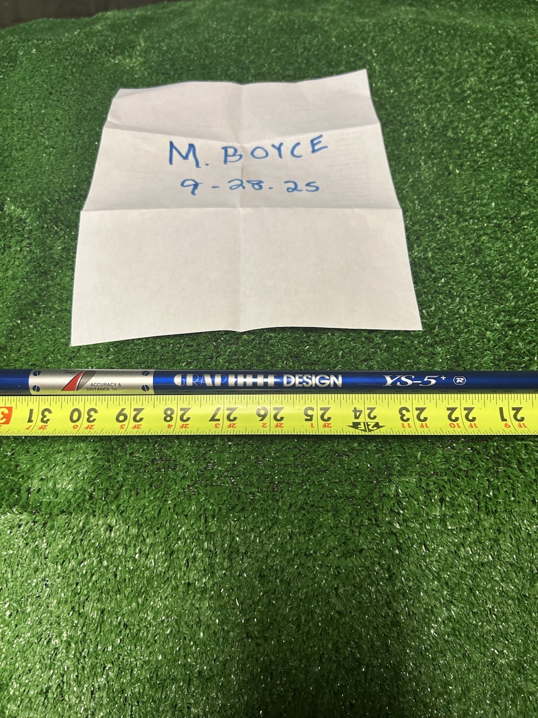 Graphite Design Tour Ad Ys-5 Regular Flex 50 Gram Shaft Uncut/ Unprepped