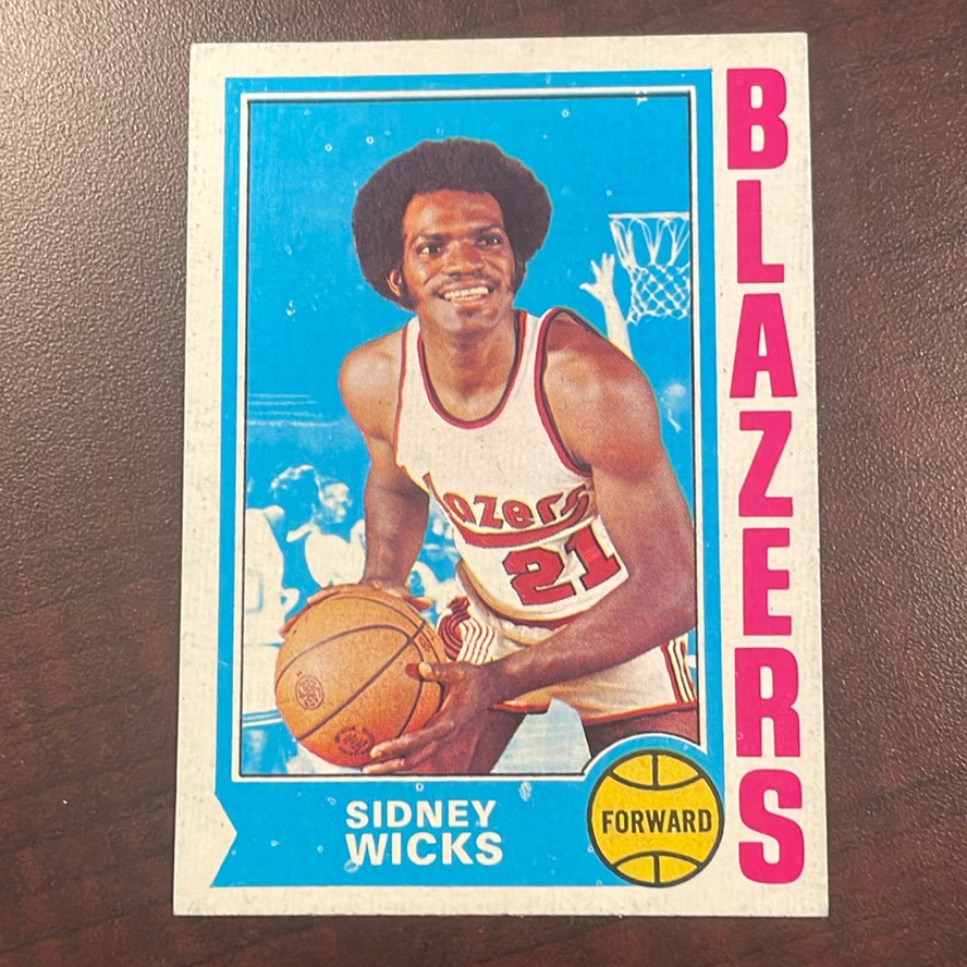 1974 Topps #175 Sidney Wicks, Portland Trailblazers