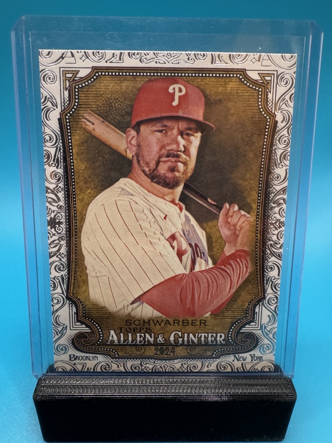 Kyle Schwarber Allen & Ginter Foil Filagree Philadelphia Phillies