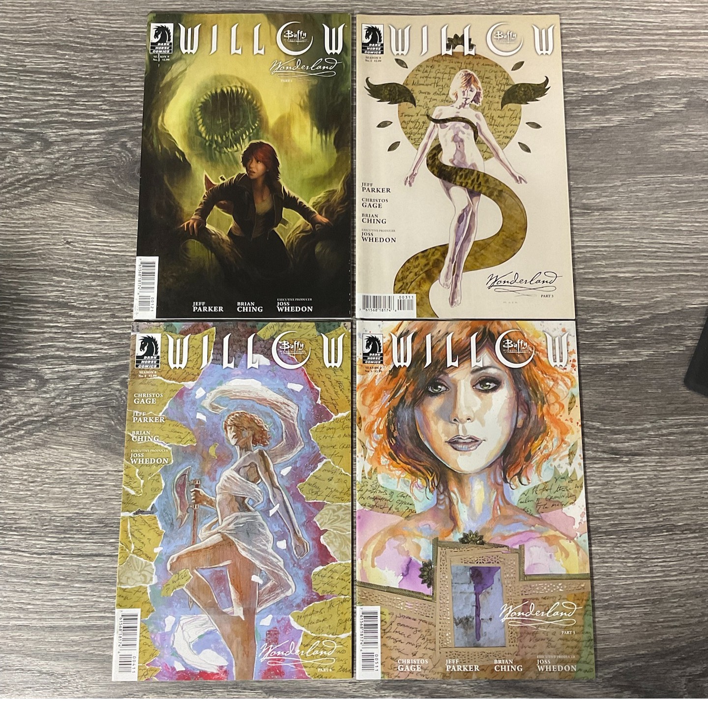 Willow (Buffy) Comic Books Issues 1,3,4 & 5 (#34)