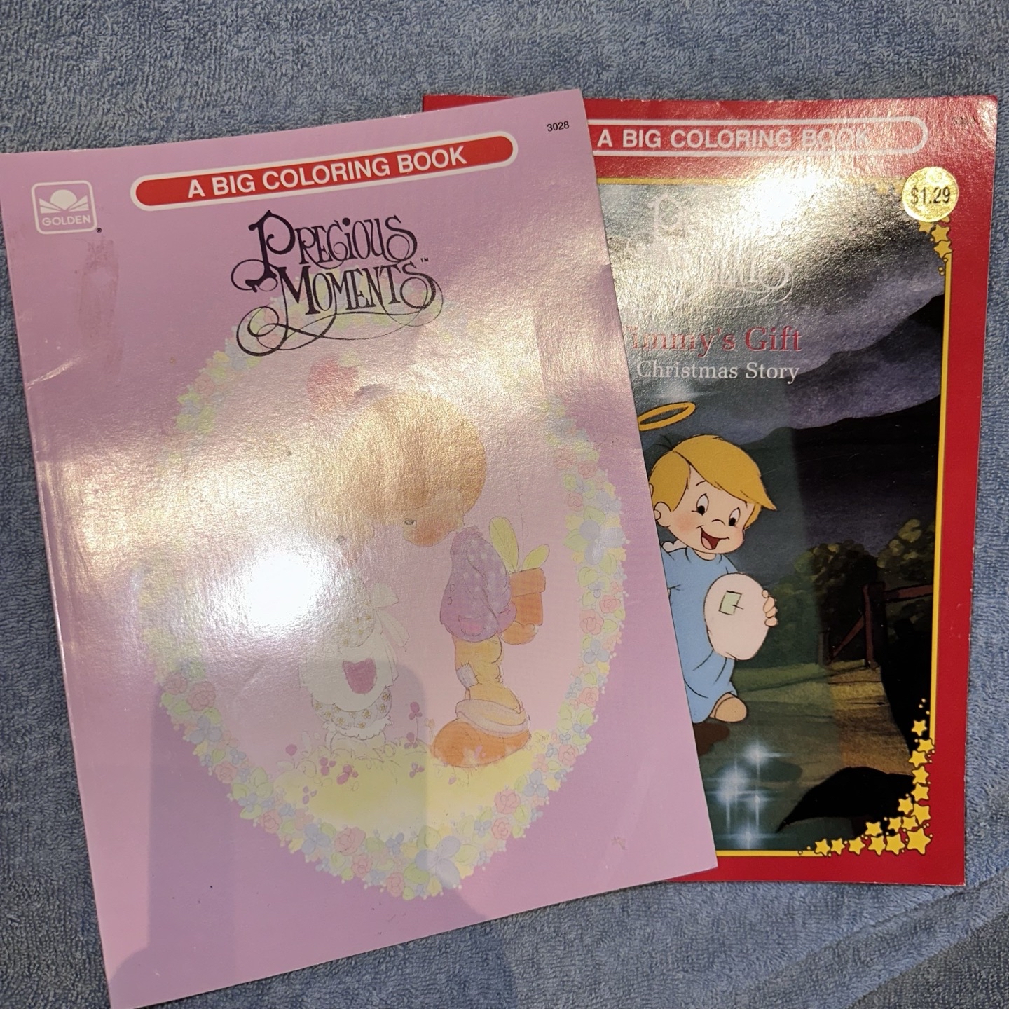 Vintage Unused 1990s Golden Book Precious Moments Big Coloring Book ...