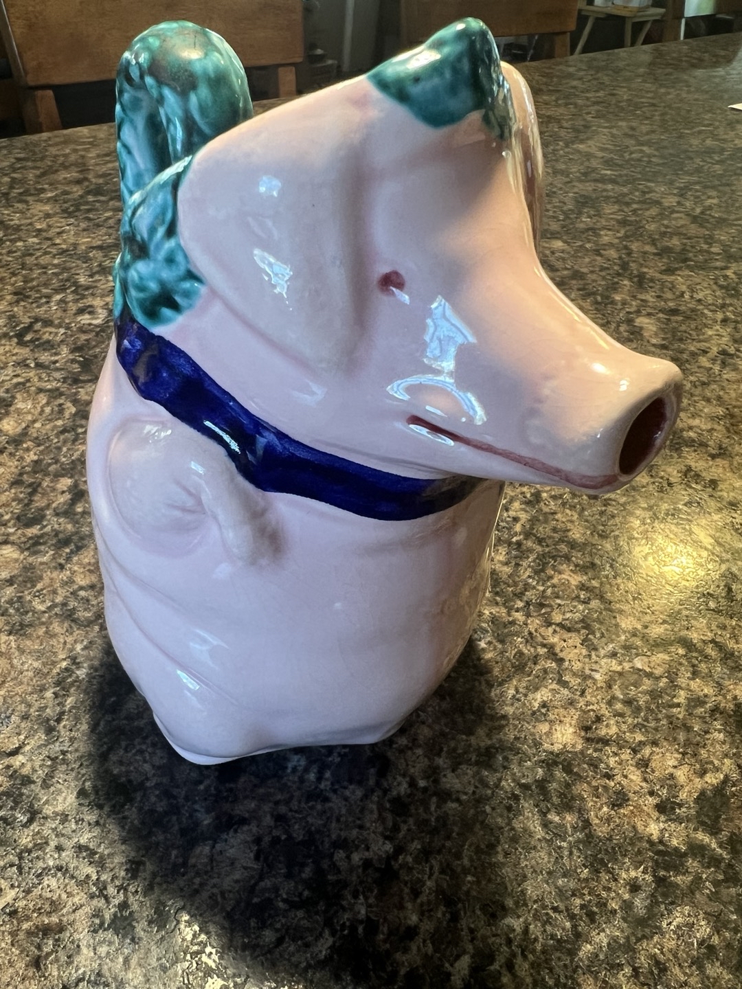 Art Pottery Pig Pitcher