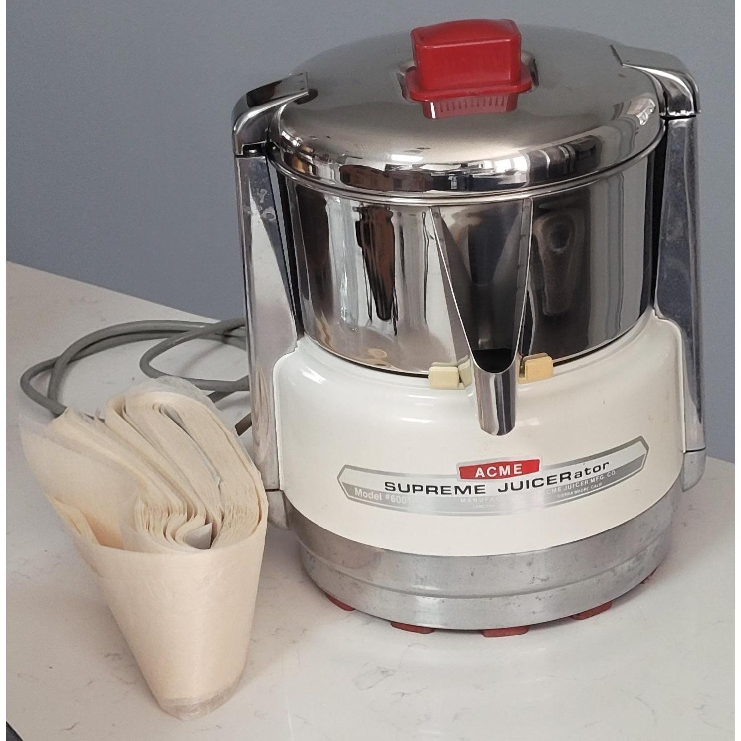 ACME Waring Supreme JUICERator AMP Heavy Duty Vegetable & Fruit Juicer ...