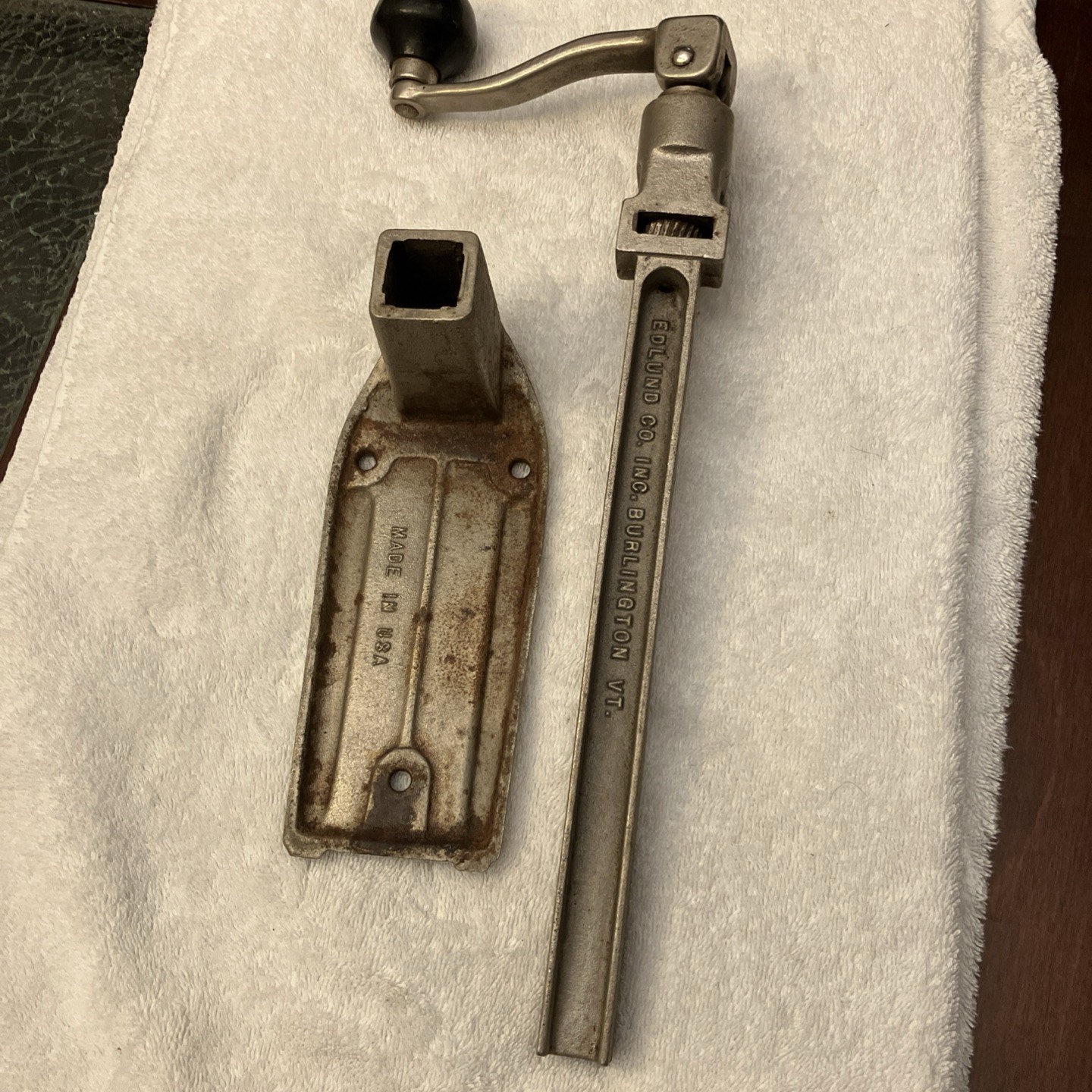 Edlund Model Size 2 Manual Can Opener Restaurant Commercial With Base