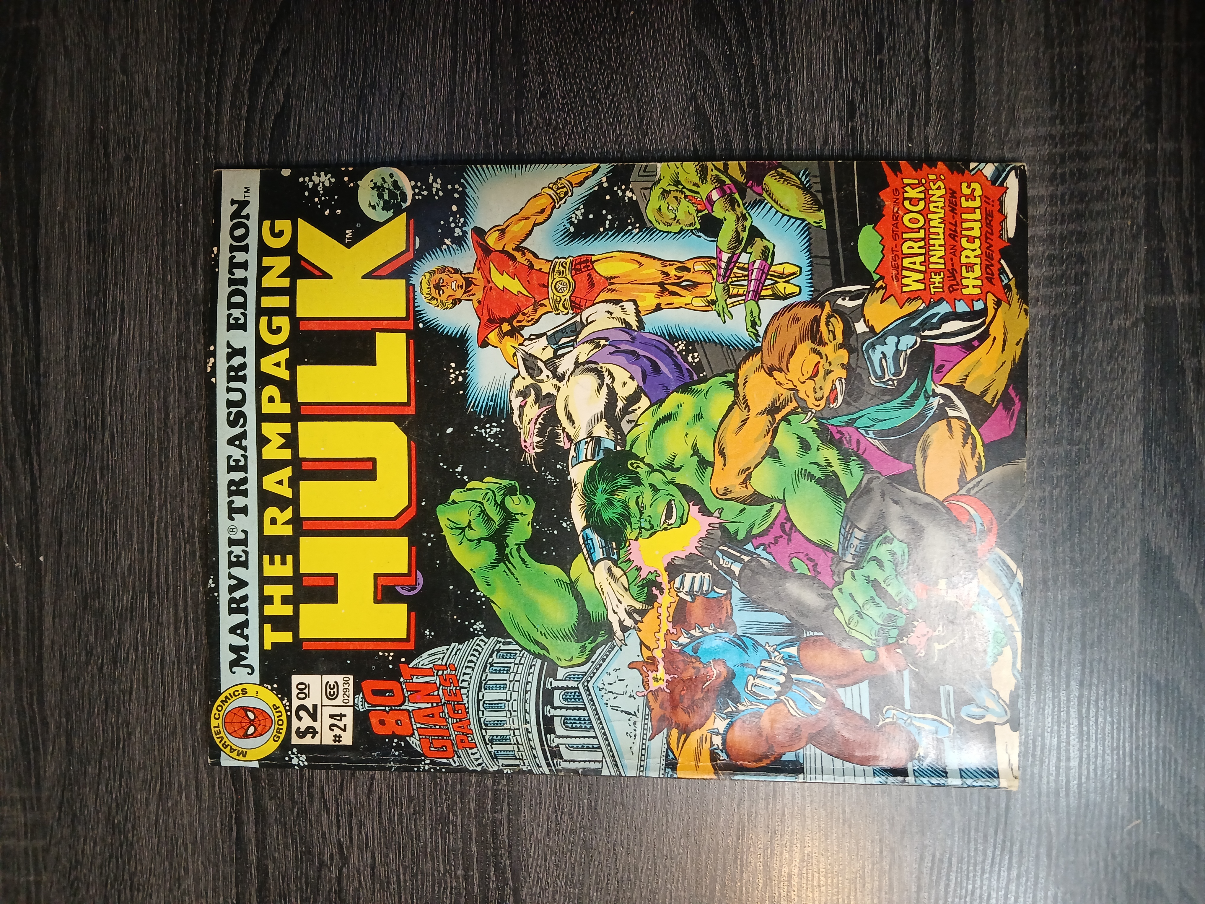 RAMPAGING HULK #24 Marvel Treasury Edition (Marvel Comics 1979) Warlock ...