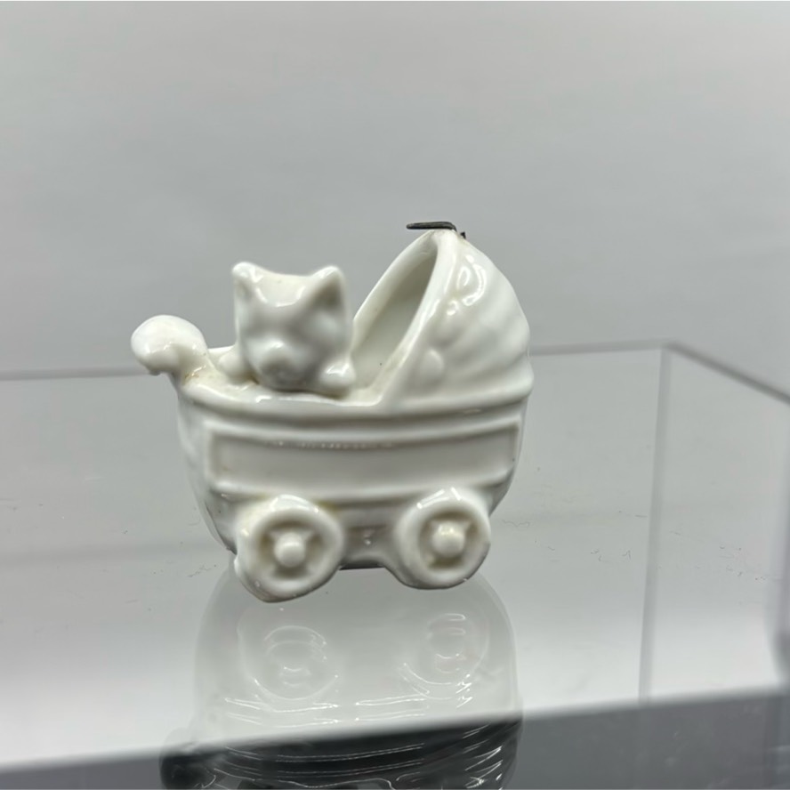 Antique Cat In Buggy